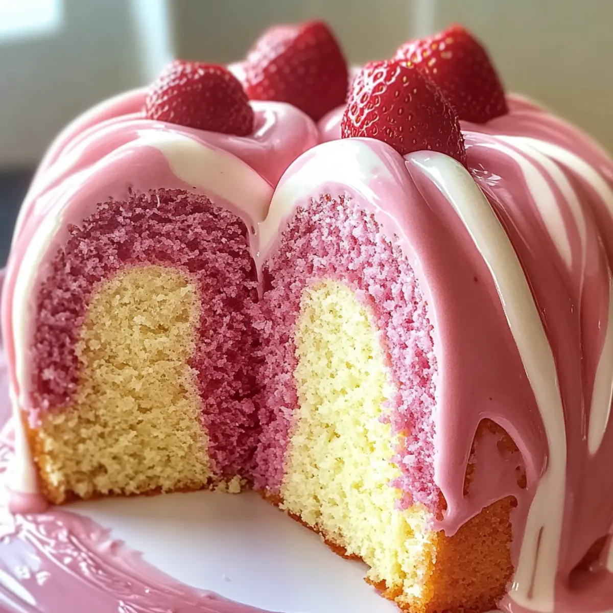 Strawberry Milkshake Pound Cake Recipe for Sweet Nostalgia - Fork Flicker